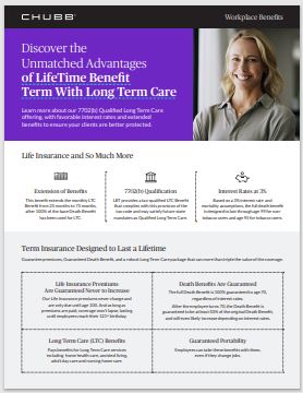 Chubb Lifetime Benefit Term Long Term Care – Mission Community Hospital
